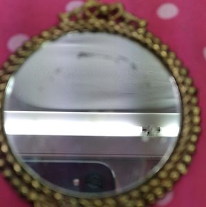 Vintage | Accents | Vintage Victorian Compact Handheld Mirror Small P ...